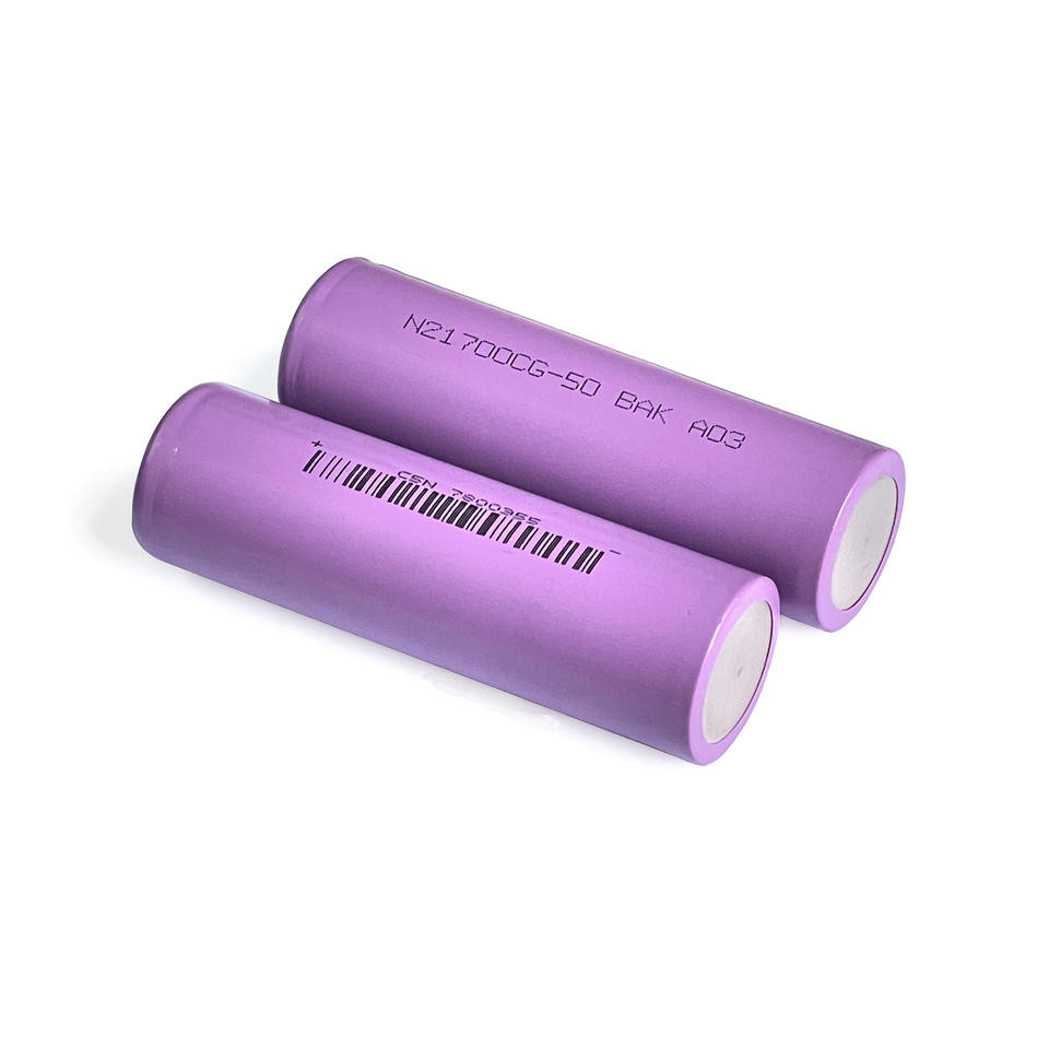 21700 5000mAh 2C Rechargeable Li Ion Battery Cell High Capacity 3.6V ...
