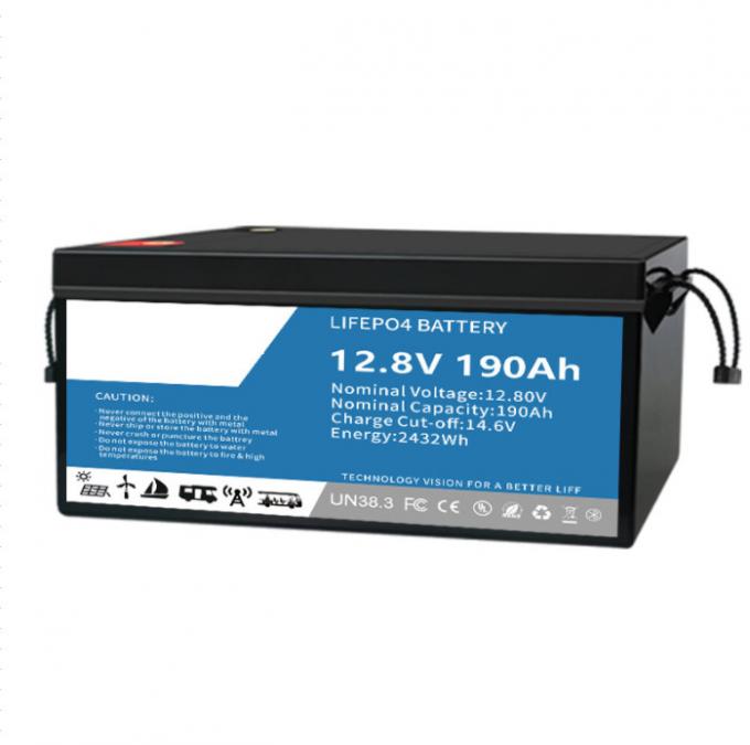 Rainproof Deep Cycle Li Ion Battery Cell 12.8V 190AH Multipurpose