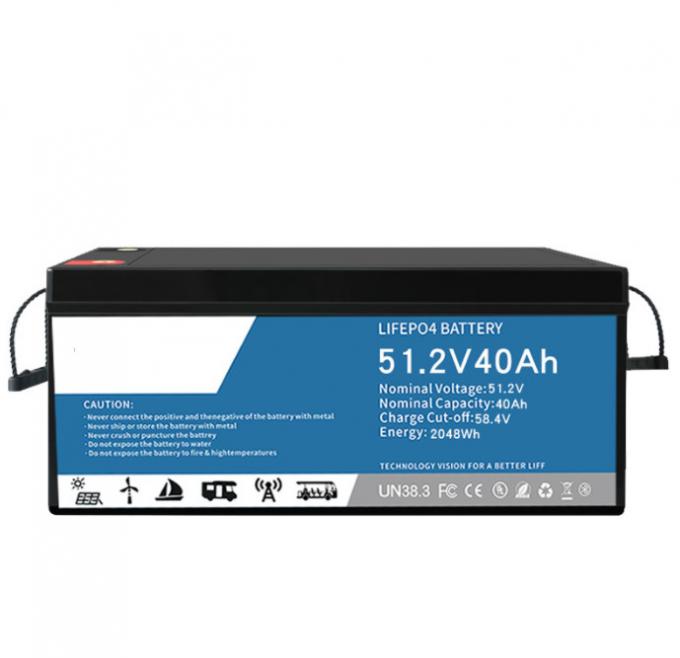 40AH 51.2V Li Ion Battery For Solar , Multifunctional Solar Batteries ...